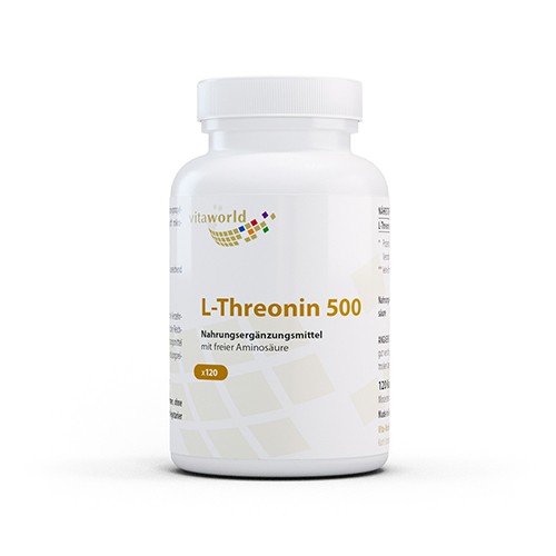 L-Threonin 500 mg, 120 Kapseln - FutuNatura.at